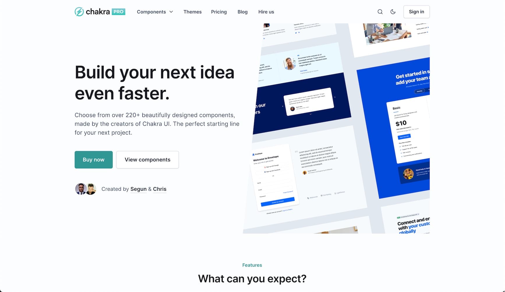Chakra UI - A simple, modular and accessible component library that gives you the building ...